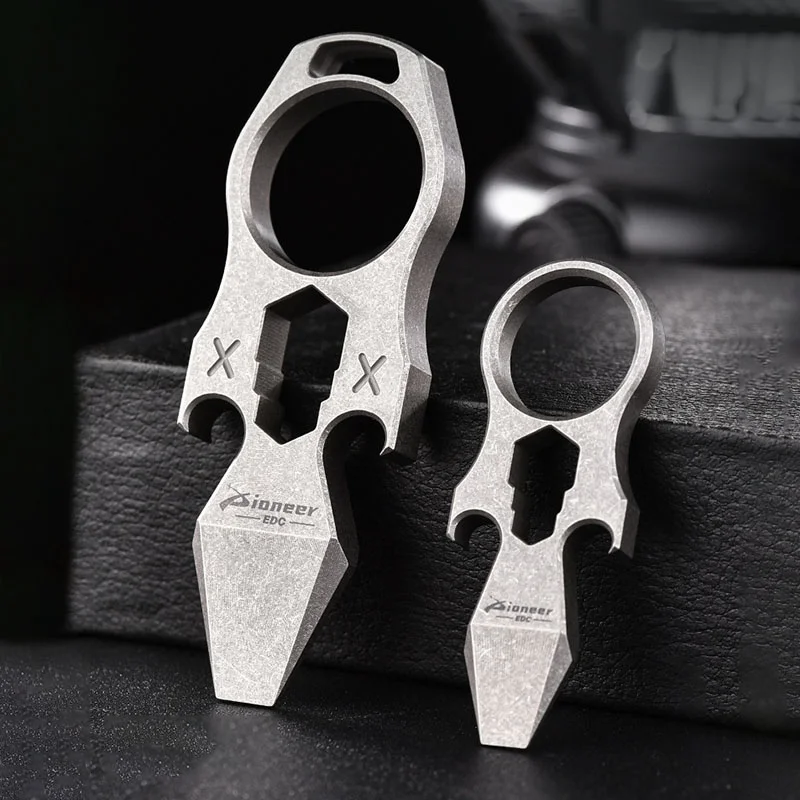 Titanium-Alloy-Crowbar-with-Necklace-Tactical-Survival-EDC-Tool-Gift ...