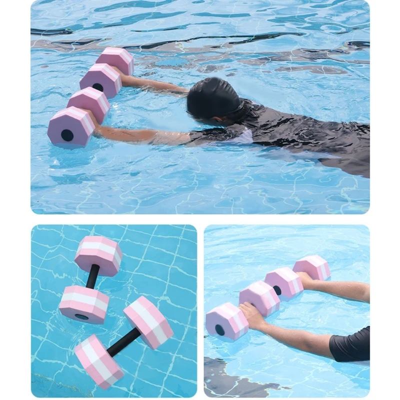 Aquatic Dumbells,1 Pair Water Aerobic Exercise Foam Dumbbell Pool ...