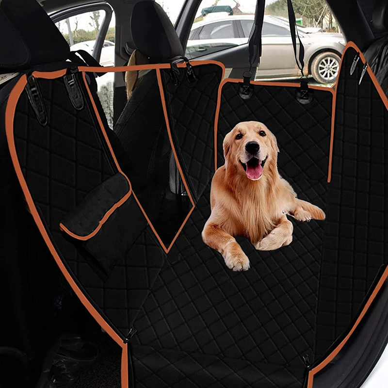 Dog Backseat Cover 100% Waterproof Pets Car Mat Safety Protector Dogs ...