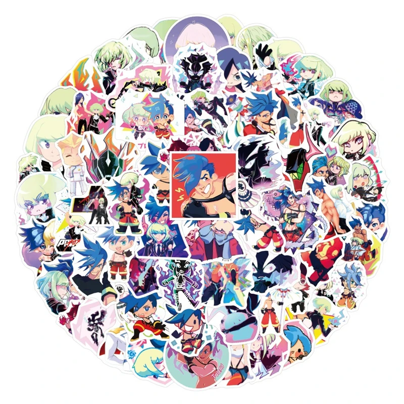 Cartoon Anime Kawaii PROMARE Stickers for Laptop Suitcase Album ...