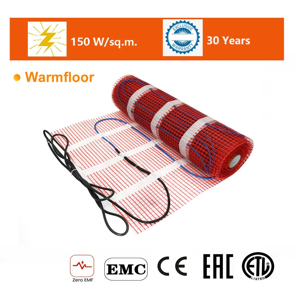 Electric-Radiant-Floor-Heat-Heating-Mat-thin-150W-m2-Self-adhesive ...