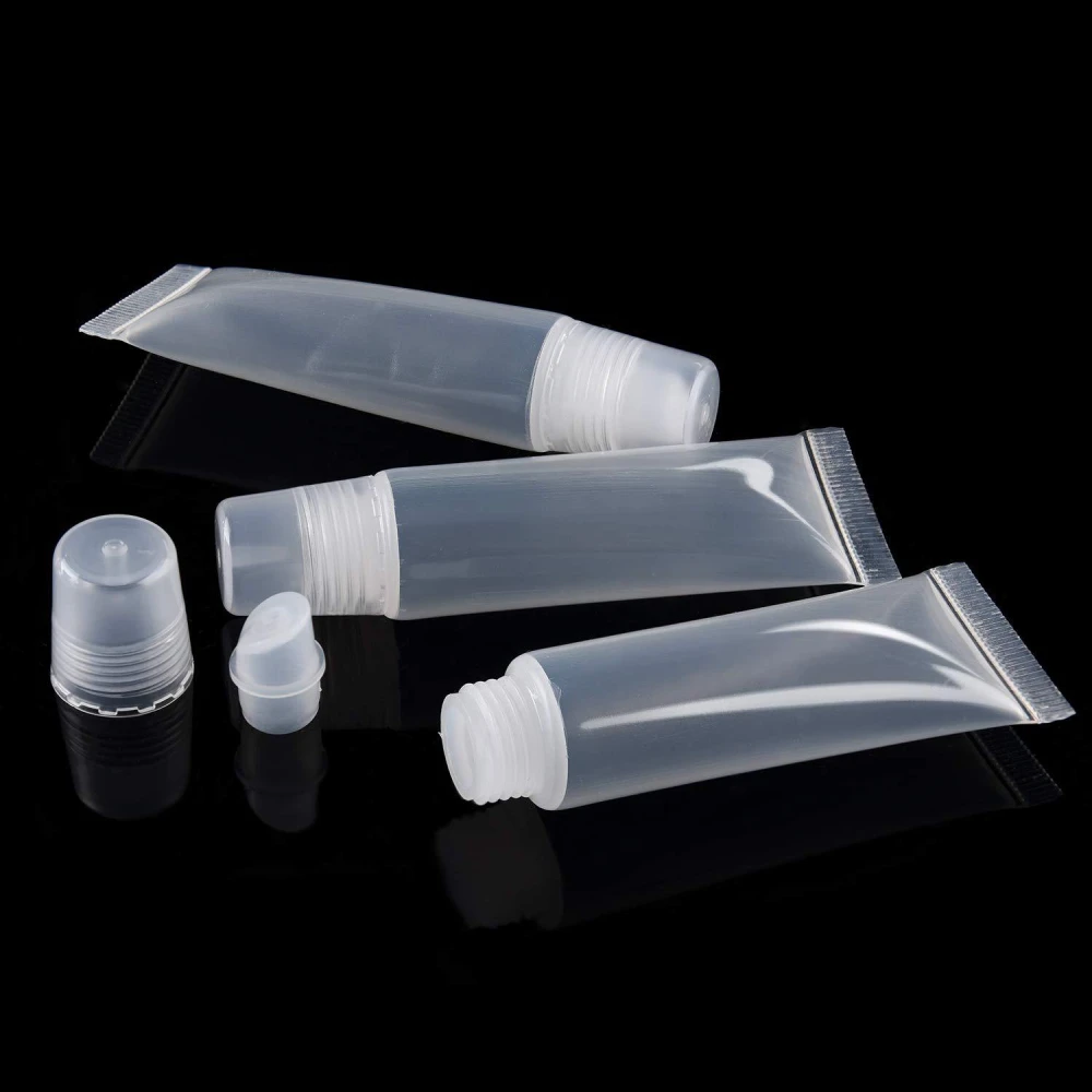 3/2/1pcs Empty Refillable Plastic Squeeze Tubes Translucent Cosmetic ...