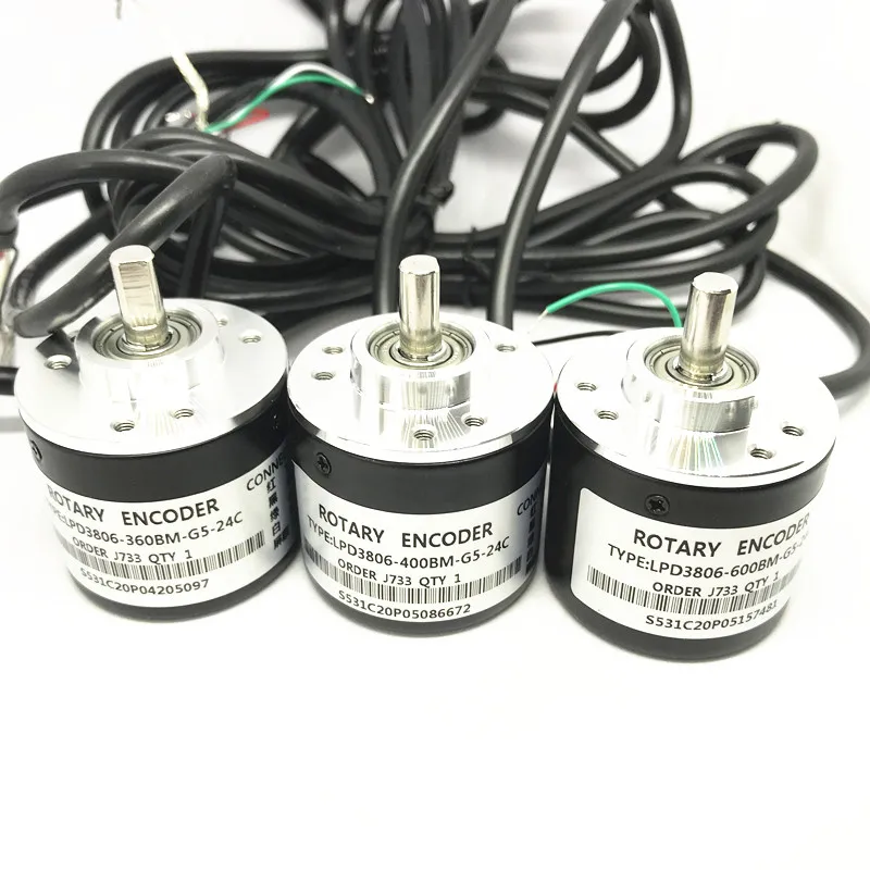 Encoder 100/200/360/400/600/1000P/R Output NPN DC 5V-24V 100P 200P 360P ...