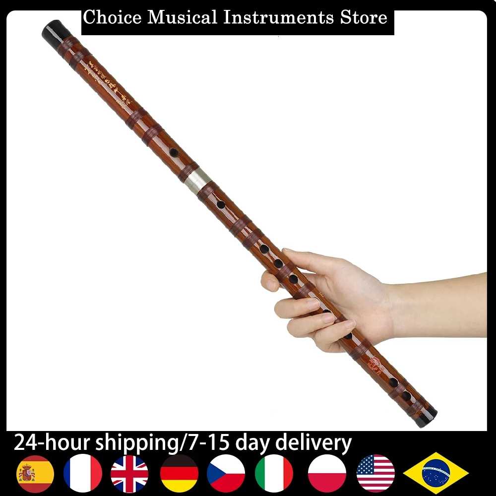 Professional Piccolo Bamboo Flute Chinese Traditional Flut C D E F G ...