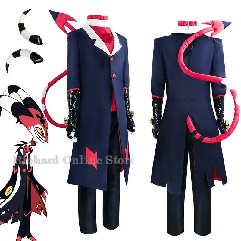 Anime-Hellvua-Blitzo-Blitz-Cosplay-Boss-Costume-Demon-Horn-IMP-Uniform ...