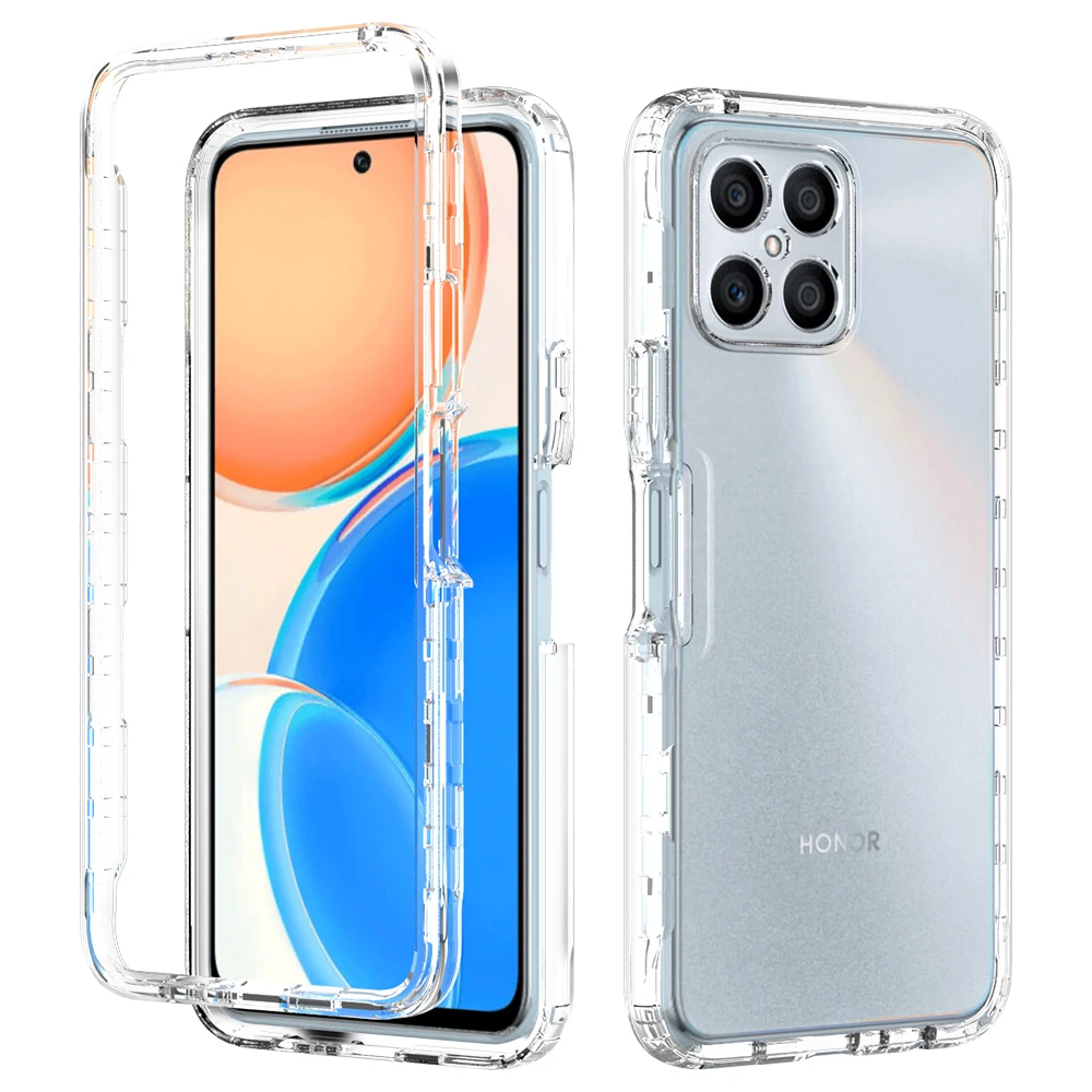 Hybrid-Full-Body-Clear-Case-For-Huawei-Honor-X8-Cases-X7-X9-Shockproof ...
