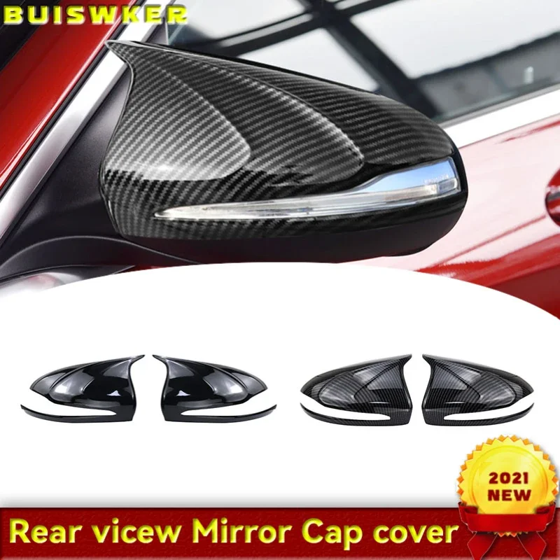 Carbon-Fiber-Car-Side-Rearview-Mirror-Cover-Shell-for-Mercedes-Benz ...