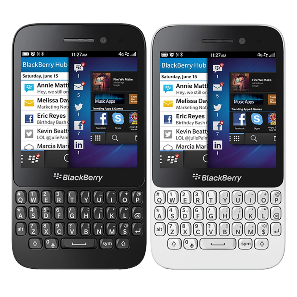 Blackberry Q5 Unlocked Original 2GB RAM 8GB ROM GSM 4G LTE Mobile Cell ...