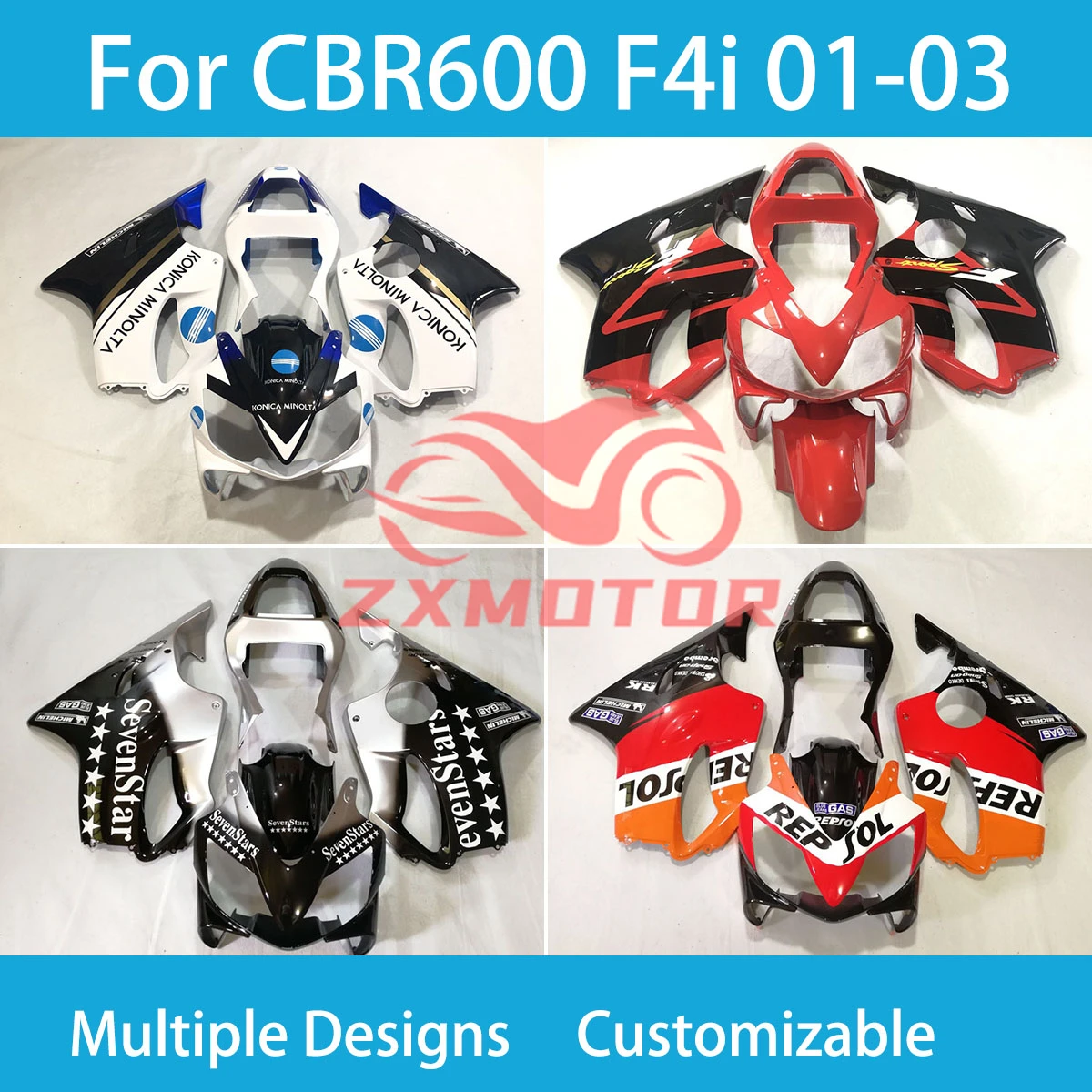Body-Parts-Fairings-CBR-600-F-4i-01-02-03-Motorcycle-Fairing-Bodywork ...