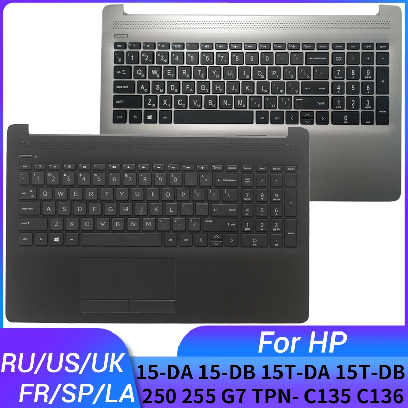 Russian-US-UK-French-Spanish-Latin-laptop-keyboard-For-HP-15-DA-15-DB ...