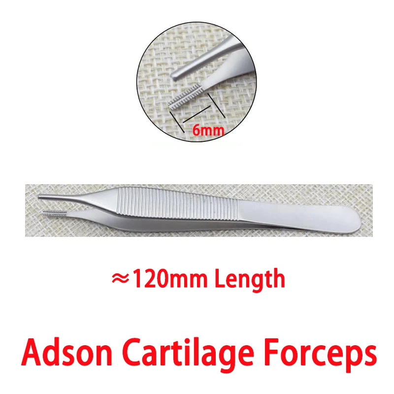 Adson Tissue Forceps Rhinoplasty Cartilage Thumb Forcep Plastic Surgery ...