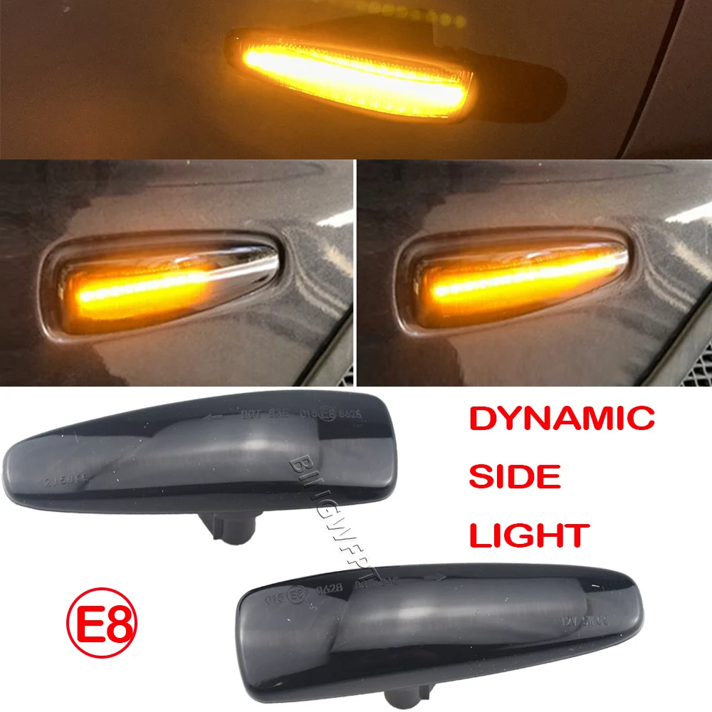LED Dynamic Turn Signal Side Marker Light For Mitsubishi Lancer ...