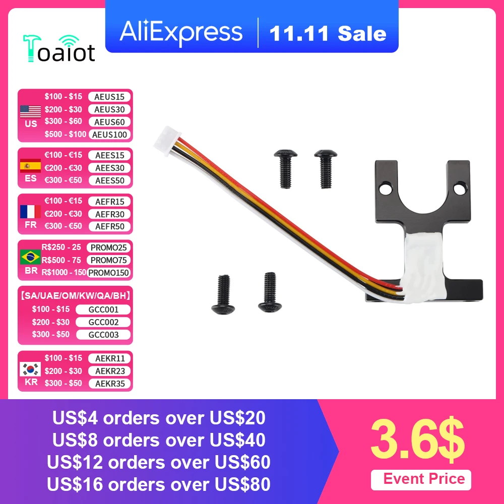 Toaiot-Hotend-Mounting-Block-Kit-Strain-Gauge-Sensor-Spare-Parts ...