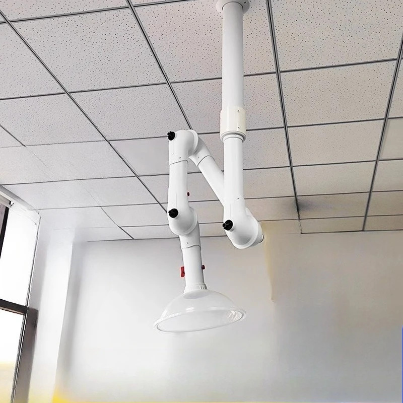 Adjustable Laboratory Fume Extractor Arm 360° Rotatable Ventilation ...