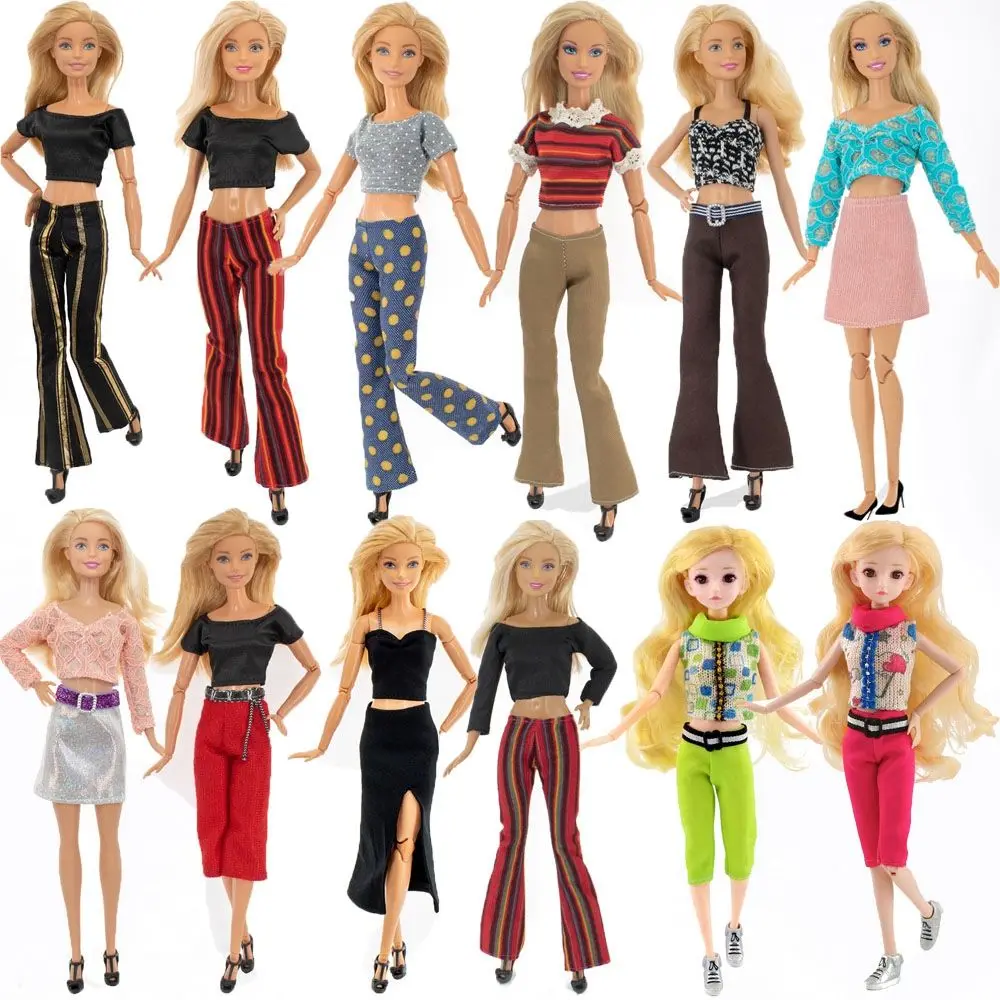 Fashion-30cm-Female-Doll-Dress-Beautiful-Skirt-Pants-Jackets-Party ...