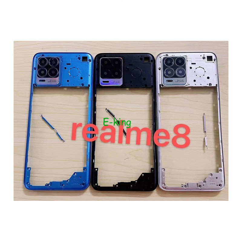 For Oppo Realme 8 Middle Frame Holder Housing Replacement Repair Parts ...