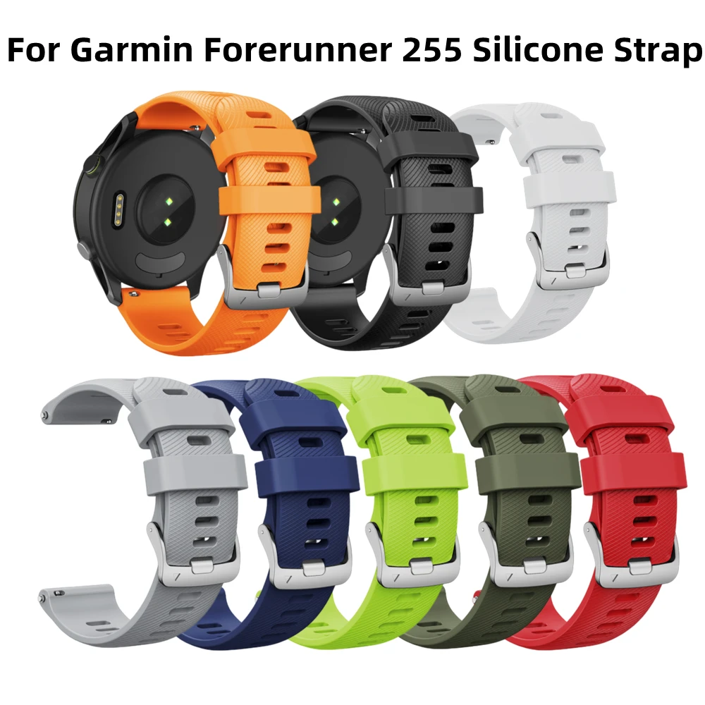 Galaone Correa de silicona suave para reloj Garmin Forerunner 255 745 ...