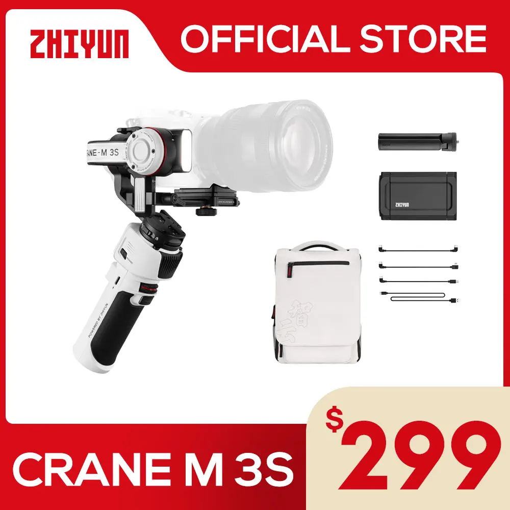 ZHIYUN Crane M3S estabilizador de Cámara Oficial Crane M3S, cardán de ...