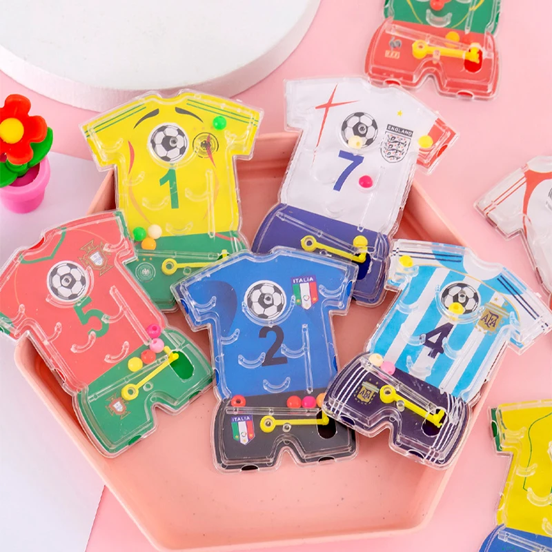 12Pcs-Creative-Football-Themed-Pinball-Maze-Toys-Soccer-Team-Uniform ...