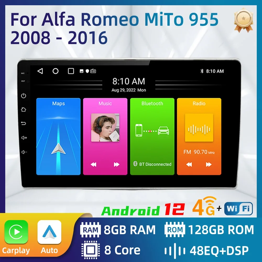 Car-Radio-For-Alfa-Romeo-MiTo-2008-2016-2Din-Android-Multimedia-GPS-Navigation-Carplay-Android ...