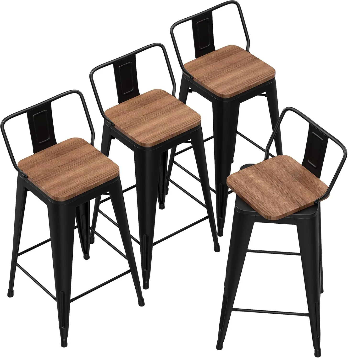 30-Inch-Swivel-Bar-Stools-Set-of-4-Bar-Height-Counter-Stools-Industrial ...