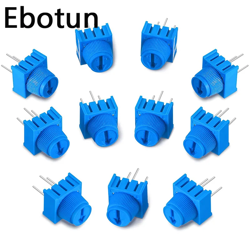 10PCS/LOT 3386P resistor 1K 2K 5K 10K 20K 50K 102 202 502 103 203 503 ...