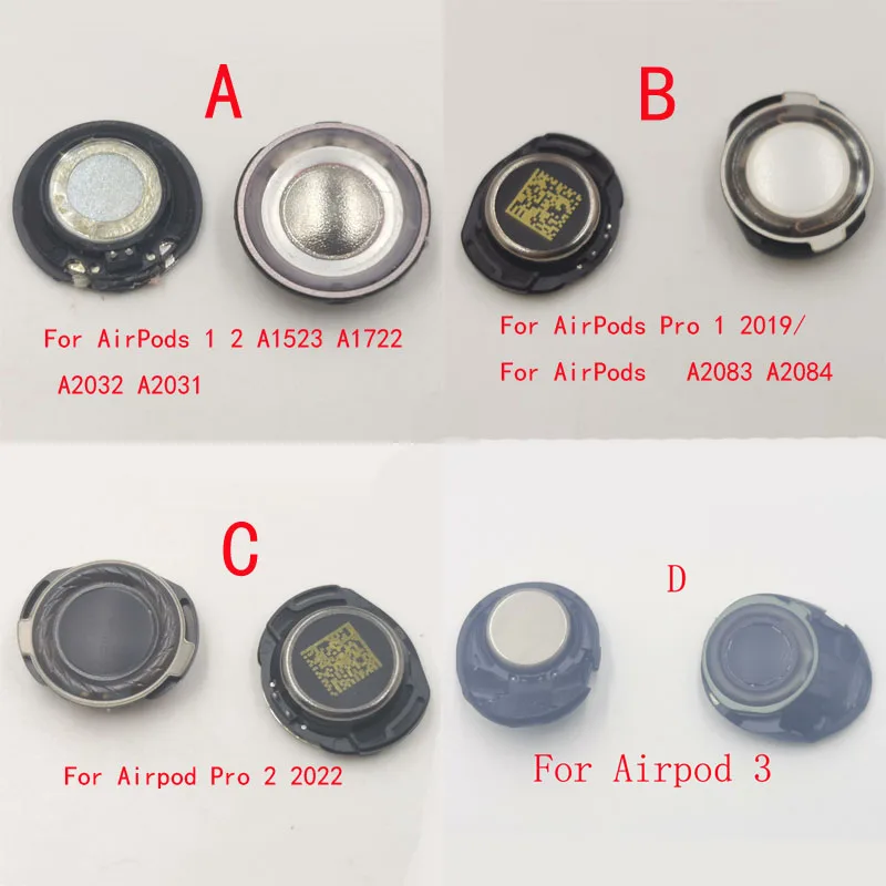 1-2Pcs Ear Earpiece Piece Loud Speaker Earphone For Airpods 1st 2nd ...