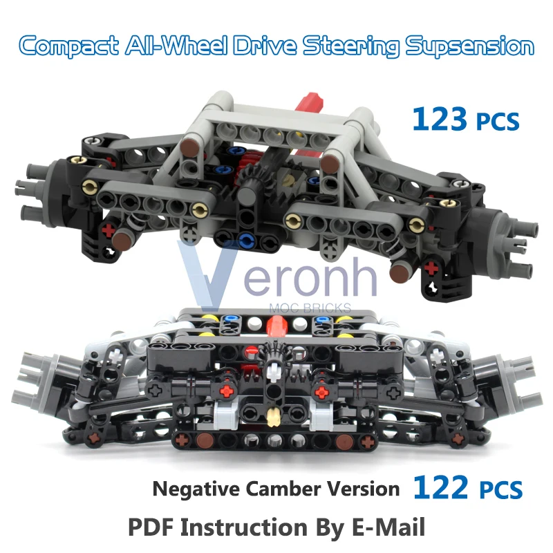 Compact Front Axle with Differential Steering Suspension Building ...