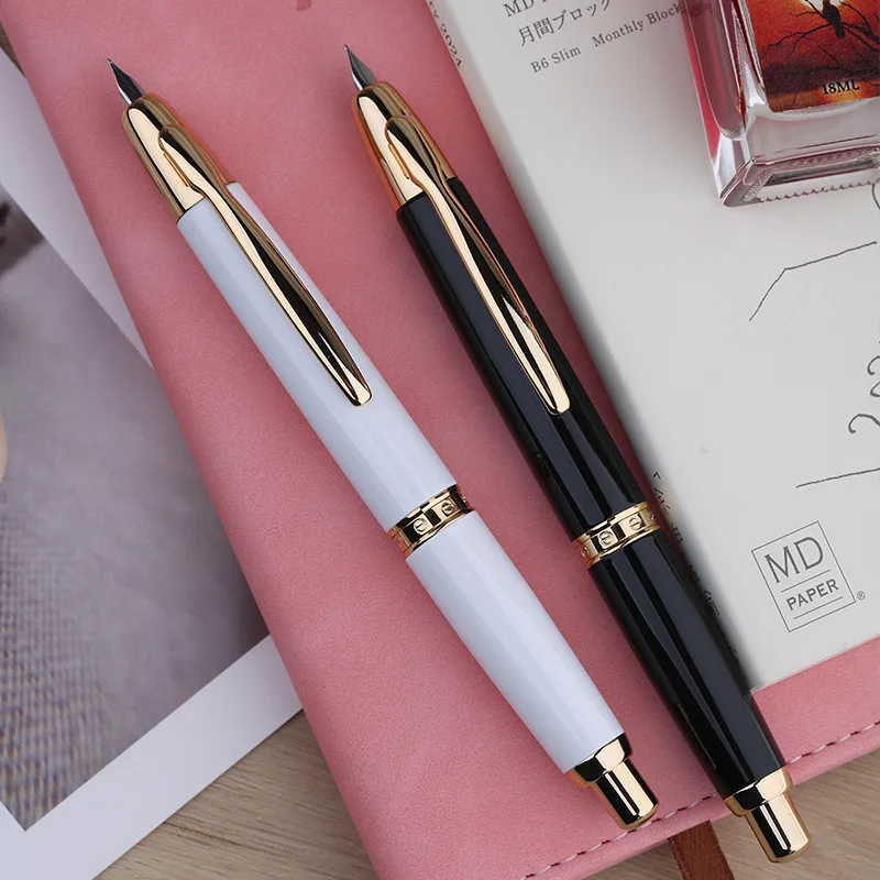MAJOHN-A1-New-Colorful-Press-Metal-Fountain-Pen-Retractable-With-Gold ...