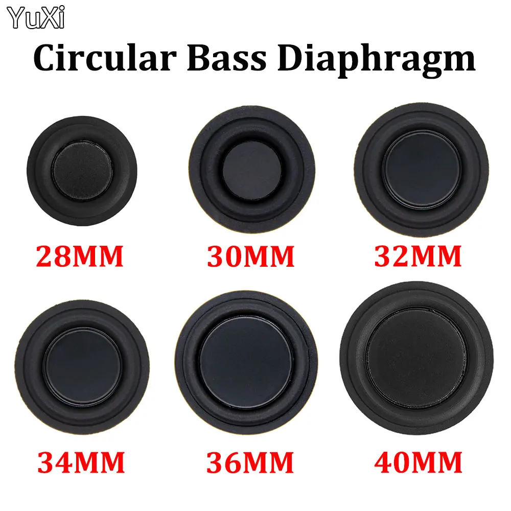 1PCS 28/30/32/36/40mm Audio Bass Diaphragm Vibration Membrane Passive ...