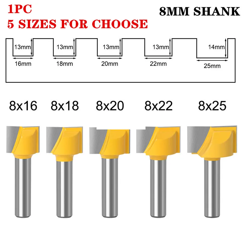 8mm-Shank-Surface-Planing-Wood-Milling-Router-Bits-Flat-Bottom-Cleaning ...