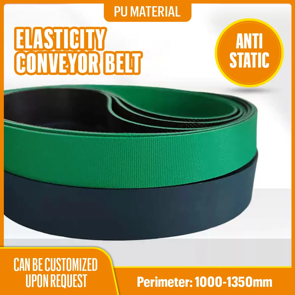 1pc Anti static elastic conveyor belt Thickness 1.0/1.2/1.5mm Perimeter ...