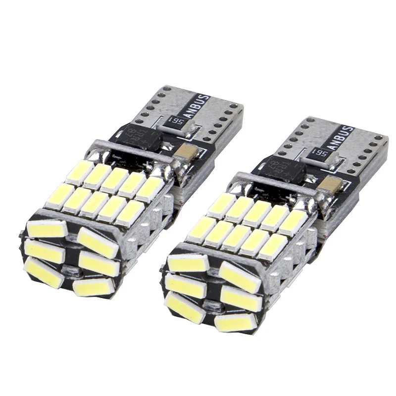 1x Car LED Bulb T15 W16W T10 W5W LED Signal Light Super Bright White ...