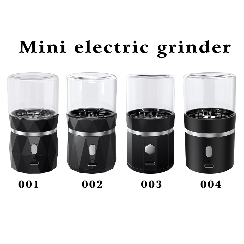 LTQ Mini Electric Grinder Portable Dry Herb Grinder Stainless Steel ...