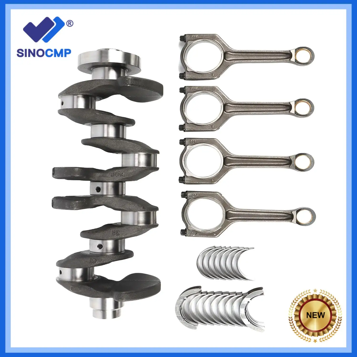 N20B20 2.0T Engine Crankshaft Connecting Rod+ Bearing Set For BMW 2/3/4 ...