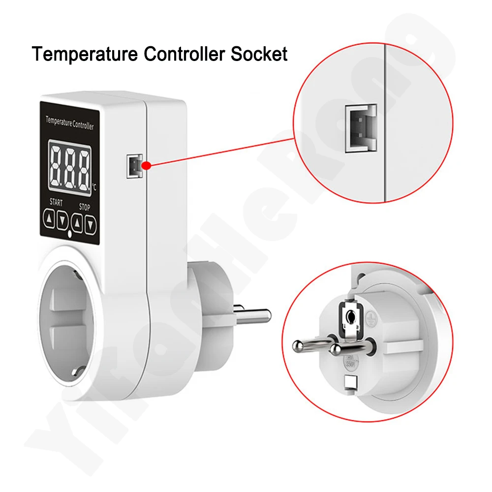 Thermostat Digital Temperature Controller | Thermostat Plug Temperature ...