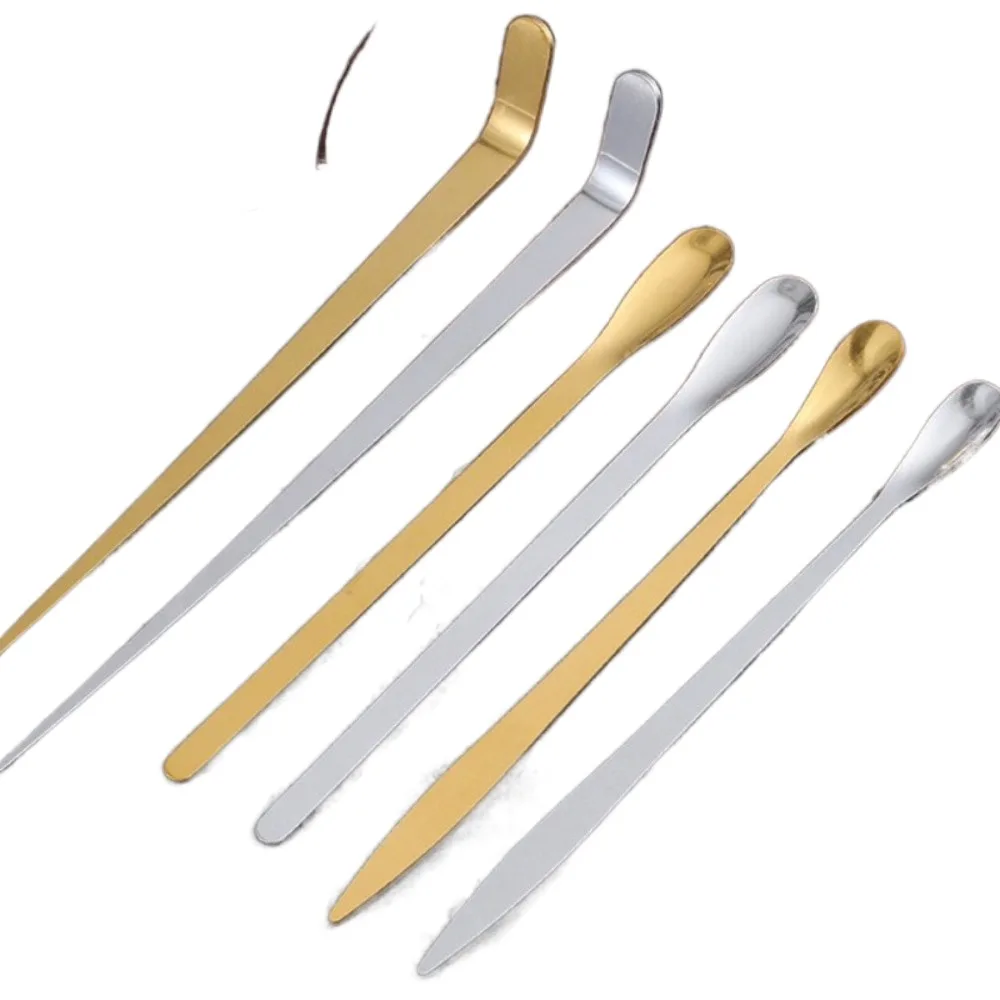 New Stainless Steel Tea Sticks Japanese Traditional Leaf Tea Scoops ...