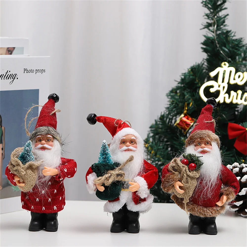 Santa Claus Ornaments Cute Santa Claus Doll Festive Unique Hanging ...