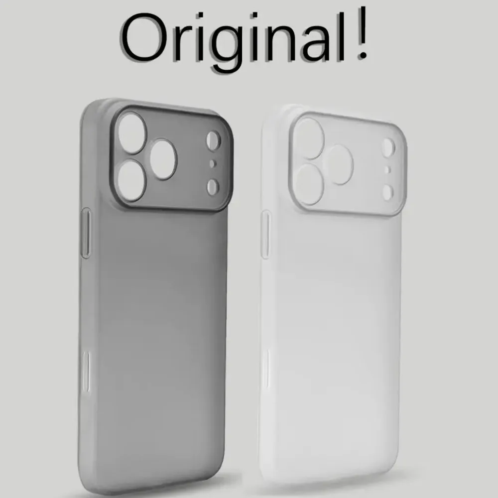 Original Slim Breathable Frosted Case For iPhone 17 Air 16 15 14 Plus ...