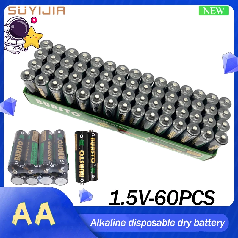 Pilas-secas-alcalinas-desechables-AA-1-5-V-originales-aptas-para ...