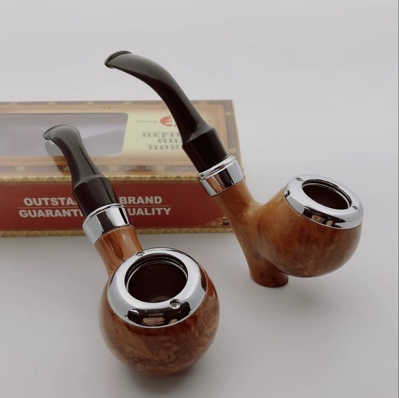 Portable-Tobacco-Pipe-with-Resin-Bent-Handheld-Mini-Curved-Smoke-Pipe ...