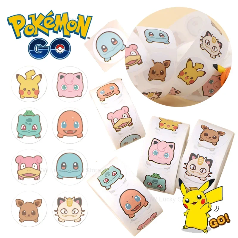500pcs-Pokemon-Pikachu-Sticker-2-5cm-Children-Sticker-Label-Gift ...