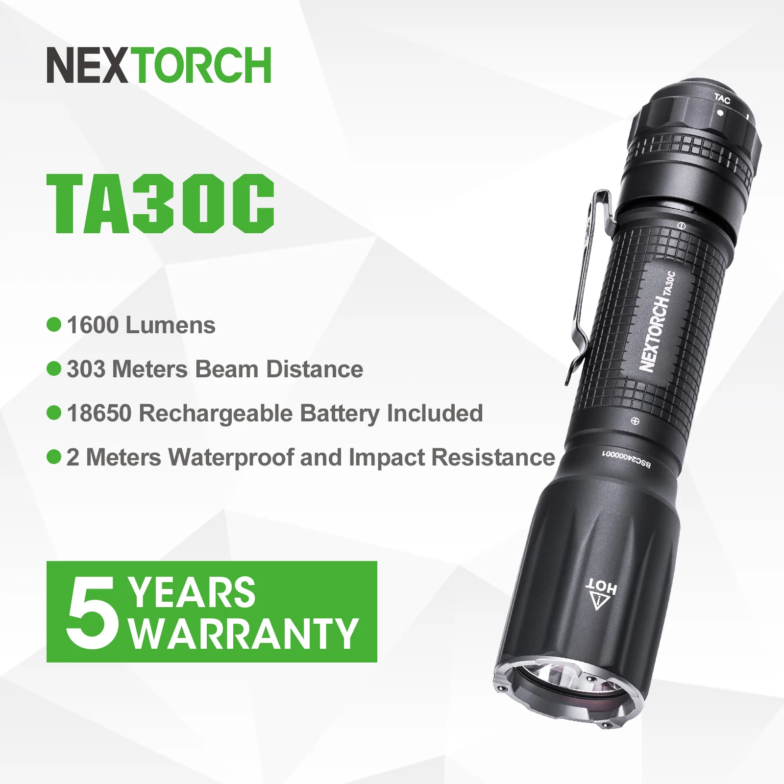 NEXTORCH-High-Power-Rechargeable-LED-Flashlight-1600-Lumens-Ultra ...