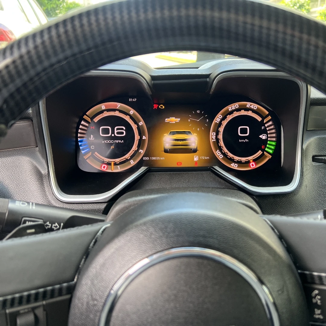 LCD-Dashboard-For-Chevrolet-Camaro-2010-2015-Upgrade-Digital-Gauge ...