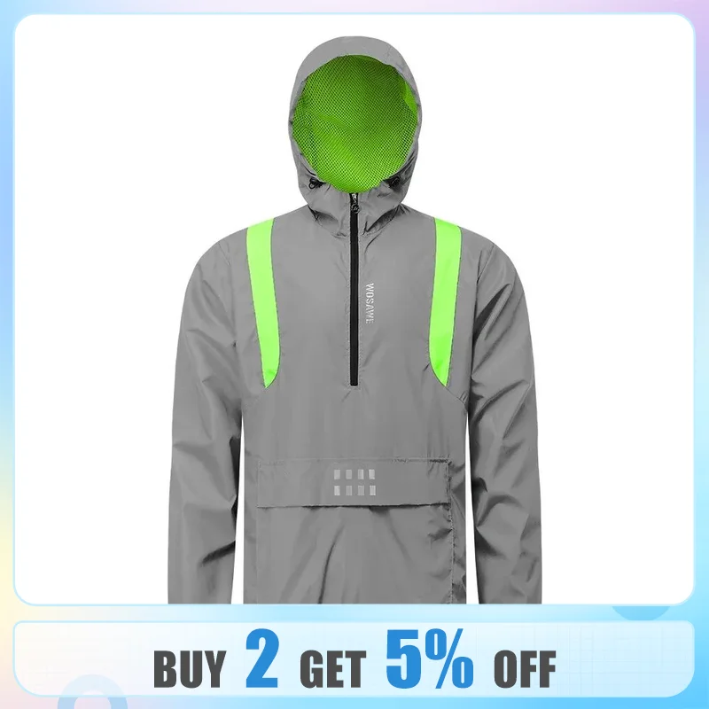 WOSAWE-Reflective-Men-s-Jacket-Unisex-Full-Reflective-Bike-Jacket ...