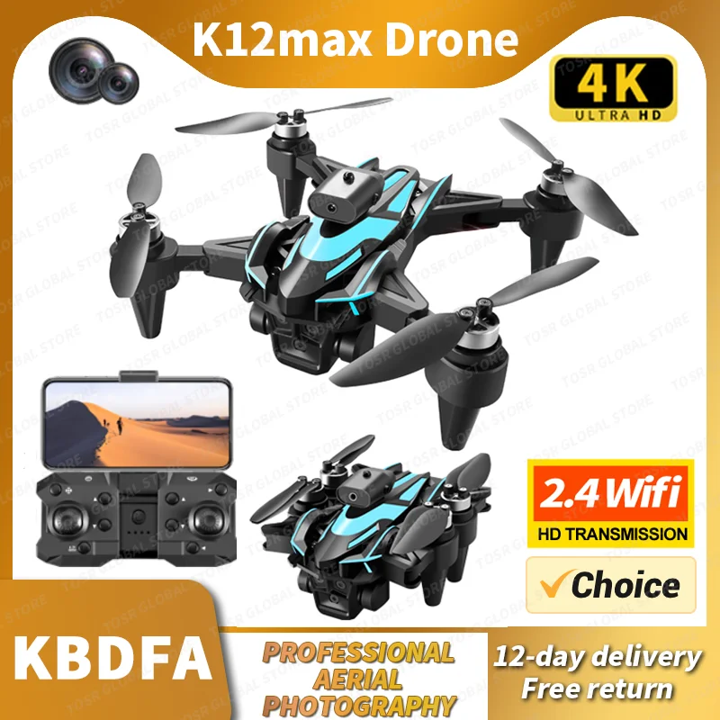 KBDFA-K12-MAX-Drone-Professional-4K-HD-Camera-Aerial-Photography-Brushless-Motor-WIFI-Lifting ...