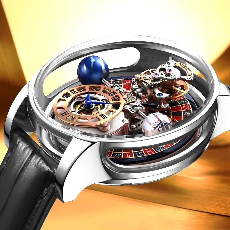 Richard-Reloj-de-pulsera-de-cuarzo-para-hombre-cron-grafo-de-lujo-de-la ...