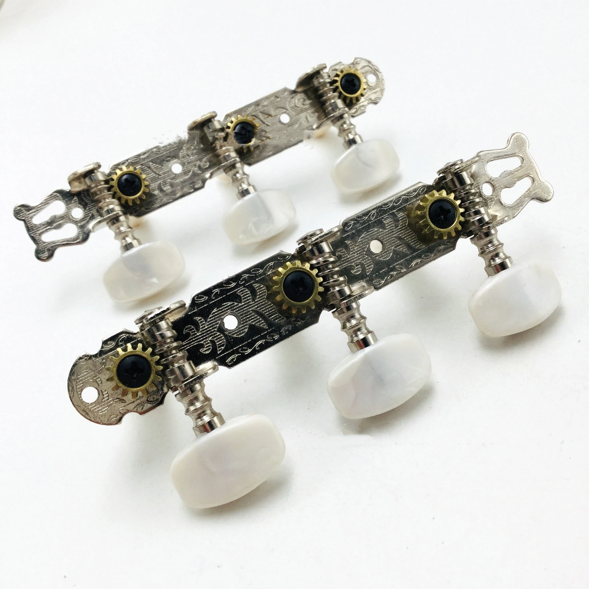 2pcs-3R3L-Classical-Guitar-String-Tuning-Pegs-Keys-Tuners-With-White ...