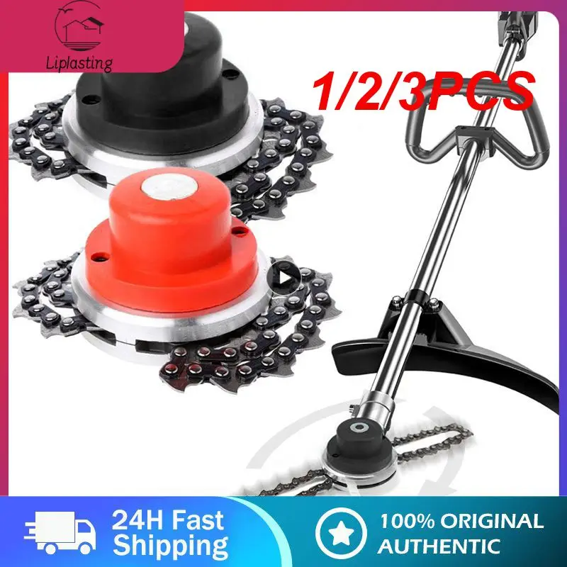 1-2-3PCS-Universal-Lawn-Mower-Chain-Trimmer-Head-Chain-Brushcutter-for ...