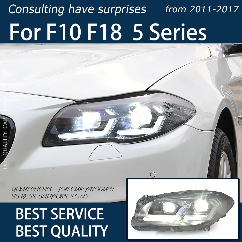Car-Lights-for-BMW-F10-F11-F18-2011-2017-5-Series-525i-530i-LED-Auto ...
